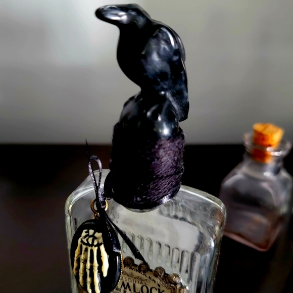 A Magpies Stash | Accents | Antique Altered Bottle Halloween Potion ...